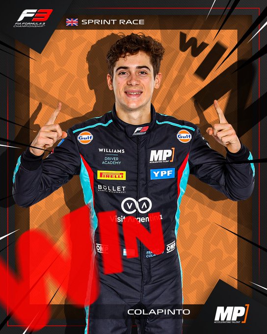 Formula 3: Gran victoria del argentino Colapinto en el Sprint race en ...