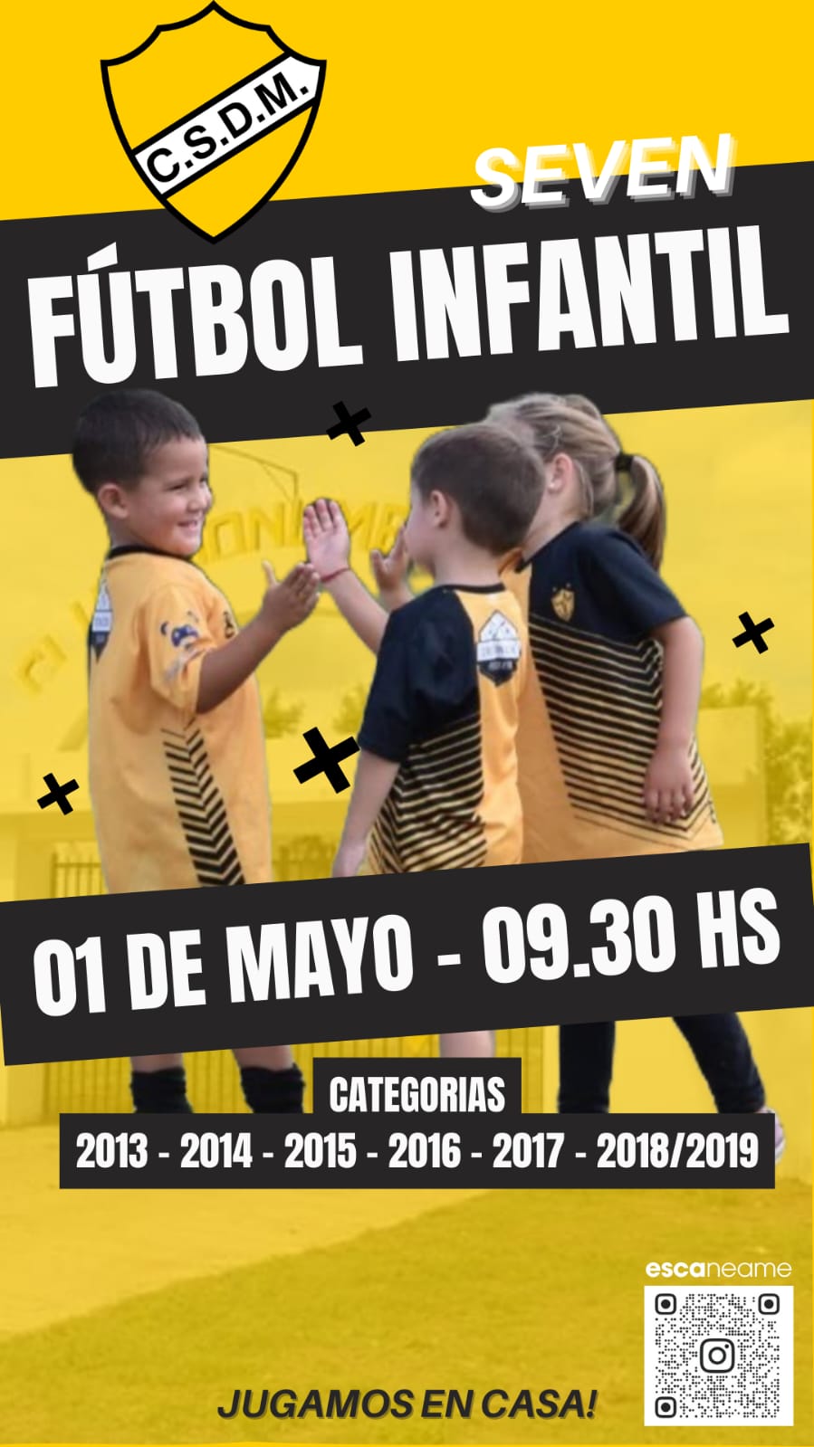 Futbol Infantil – Seven en el Club Monumental el 1 de Mayo | Deportelauquen